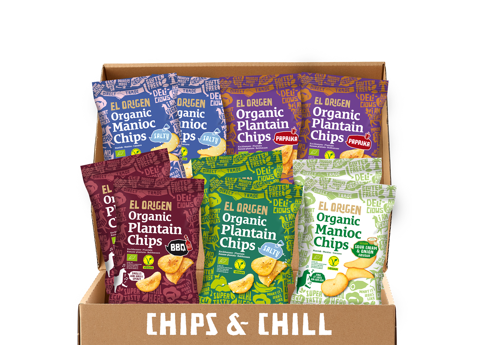 el origen food Bio Chips - der crunchy Snack aus Lateinamerika