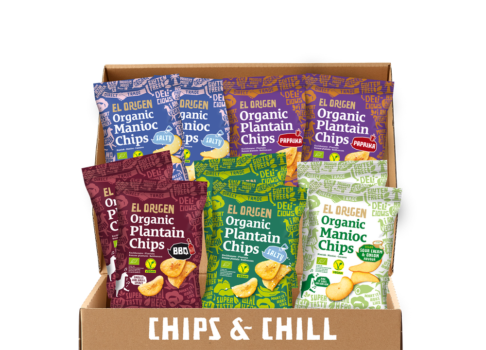 el origen food Bio Chips - der crunchy Snack aus Lateinamerika