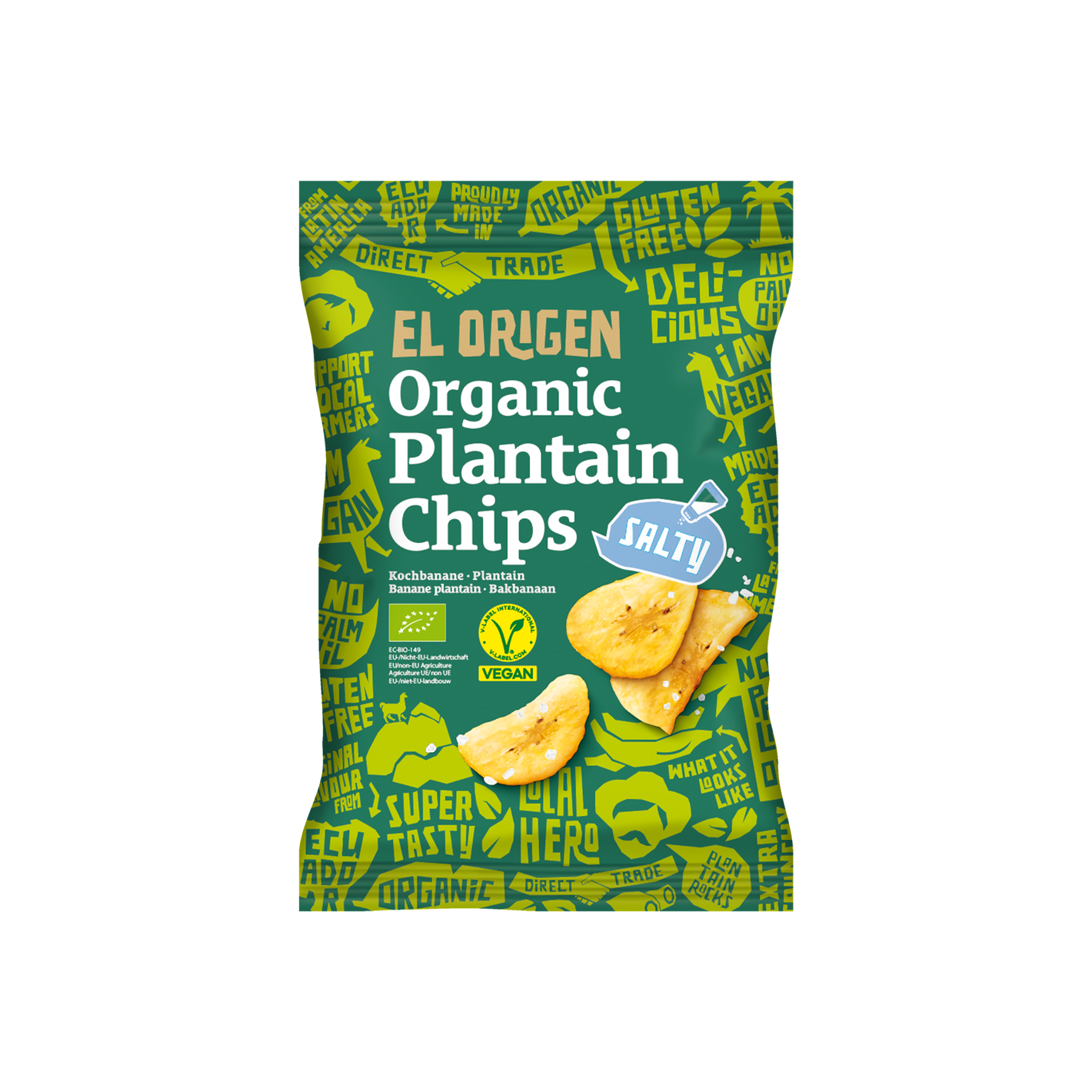 el origen food Bio Chips - der crunchy Snack aus Lateinamerika