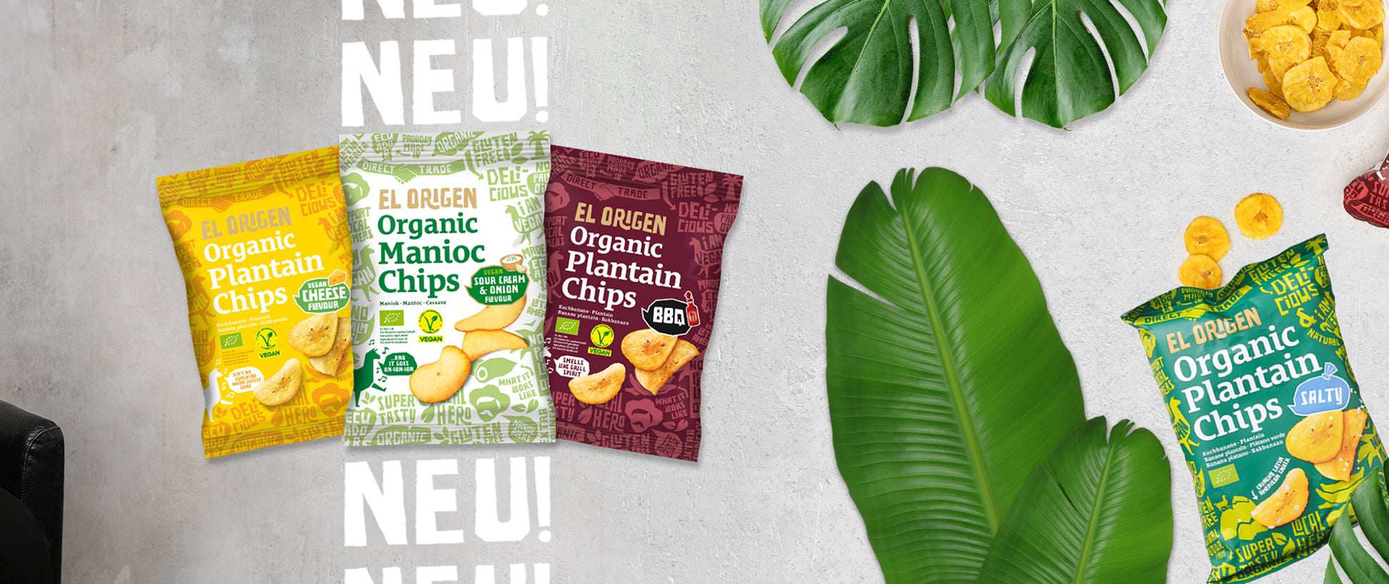 el origen food Bio Chips - der crunchy Snack aus Lateinamerika