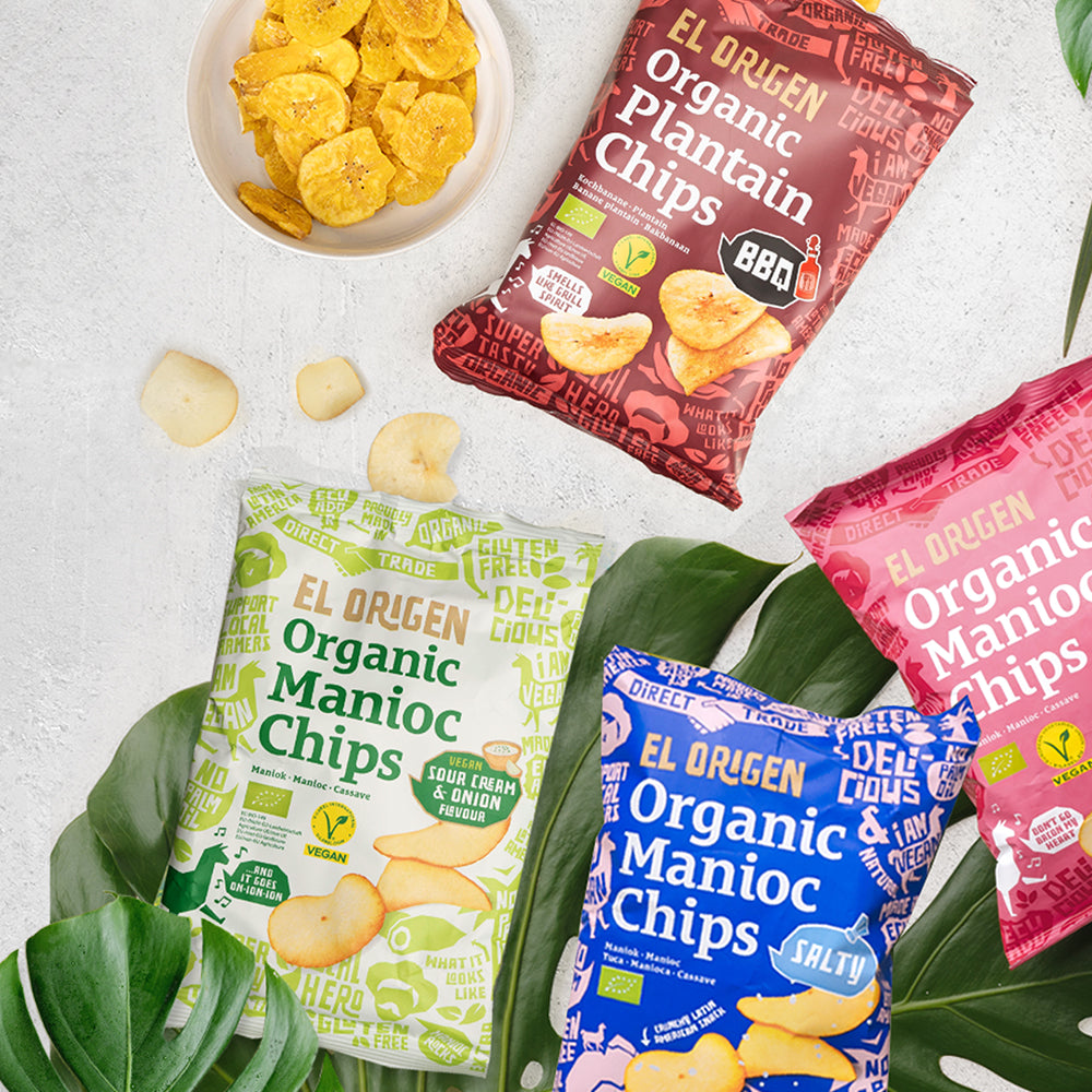el origen food Bio Chips - der crunchy Snack aus Lateinamerika